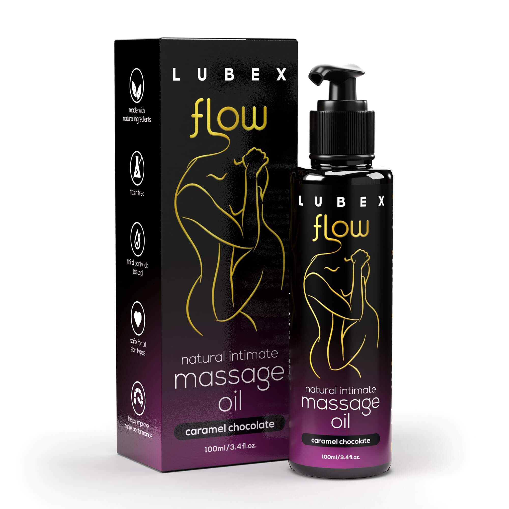 LUBEX FLOW - Intimate Massage Oil | Relaxing Sensual Full Body Massage ...